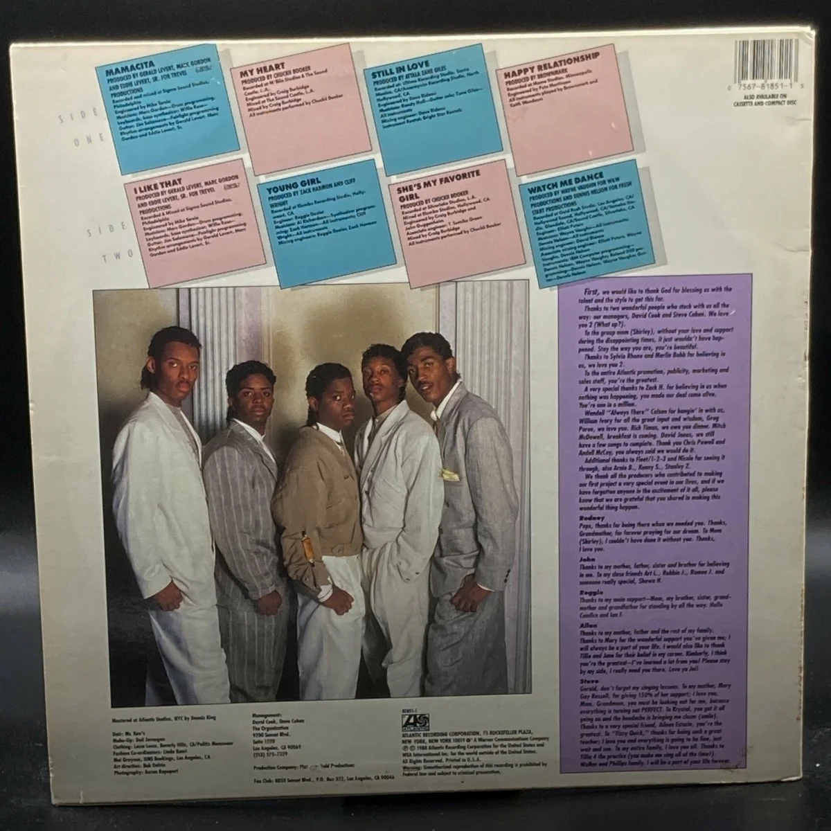 Boyz II Men - Sympin (Single Remix) 12" vinyl record — Ominous Synths Records