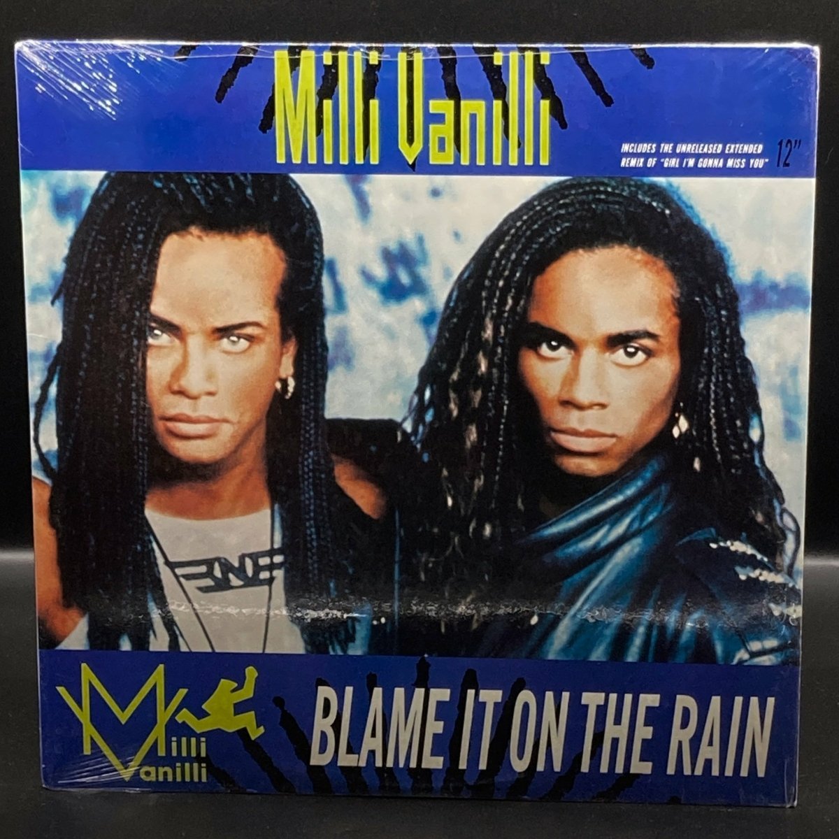 Milli Vanilli Blame It On The Rain 12 Single Vinyl — Ominous Synths Records