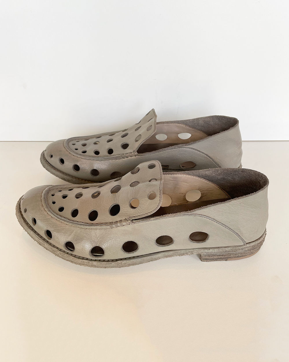 Deborah Kent's Boutique in South Tampa — Leather Penny Loafer in Silver ...