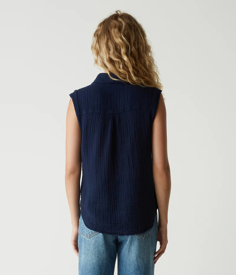 Deborah Kent's Boutique in South Tampa — Long Sleeve Tulle Top in Black by Vannina Vesperini