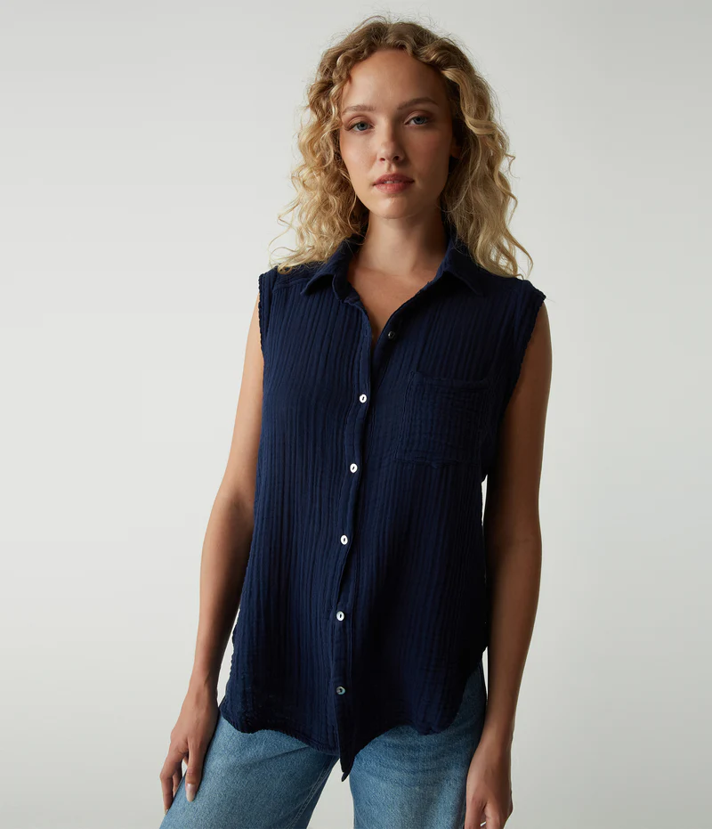 Deborah Kent's Boutique in South Tampa — Long Sleeve Tulle Top in Black by Vannina Vesperini