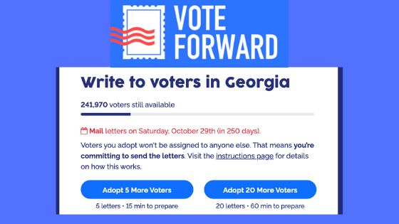 Vote Forward Letter Writing — Indivisible Central Ohio