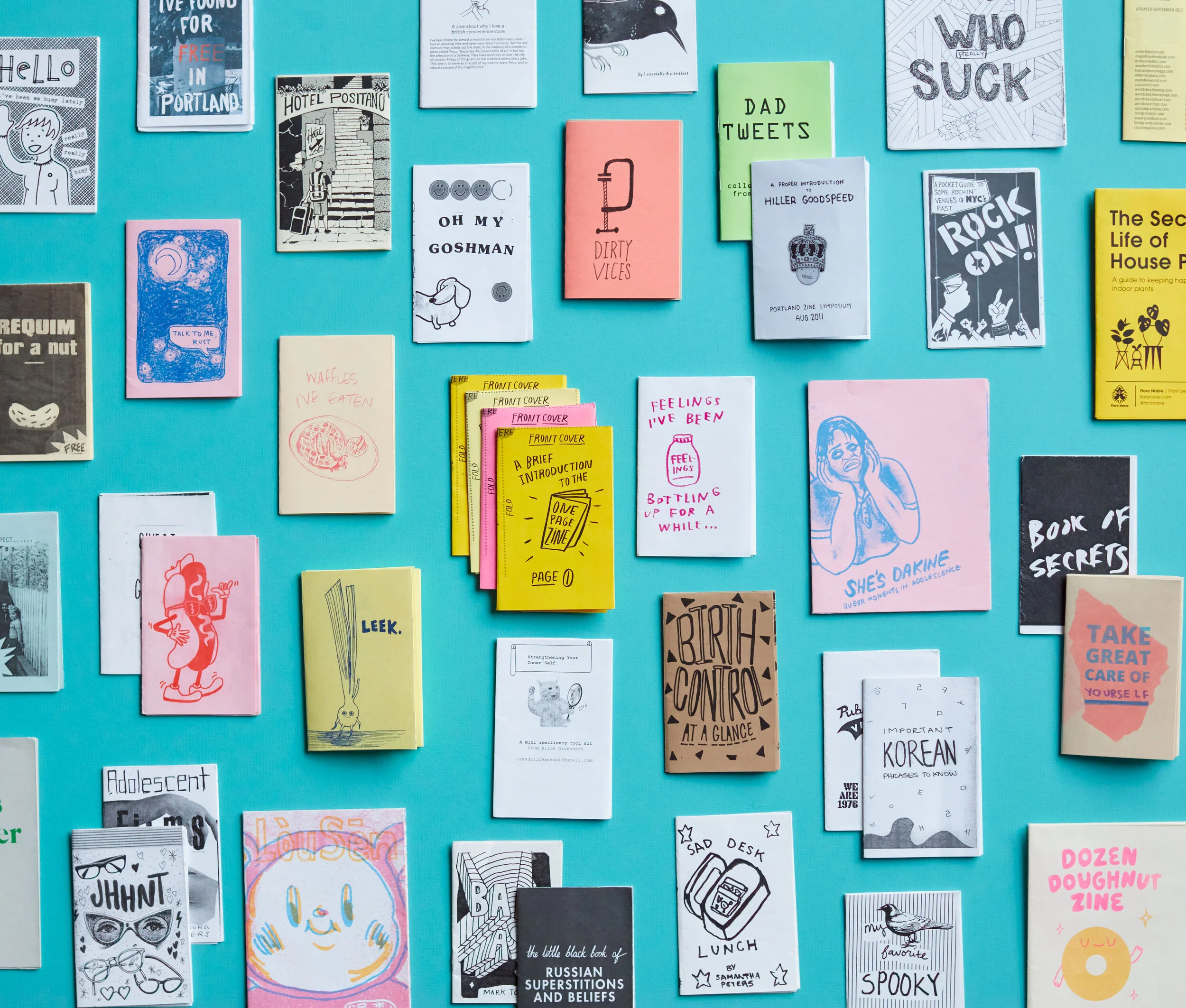 One Page Zine Template — Outlet PDX