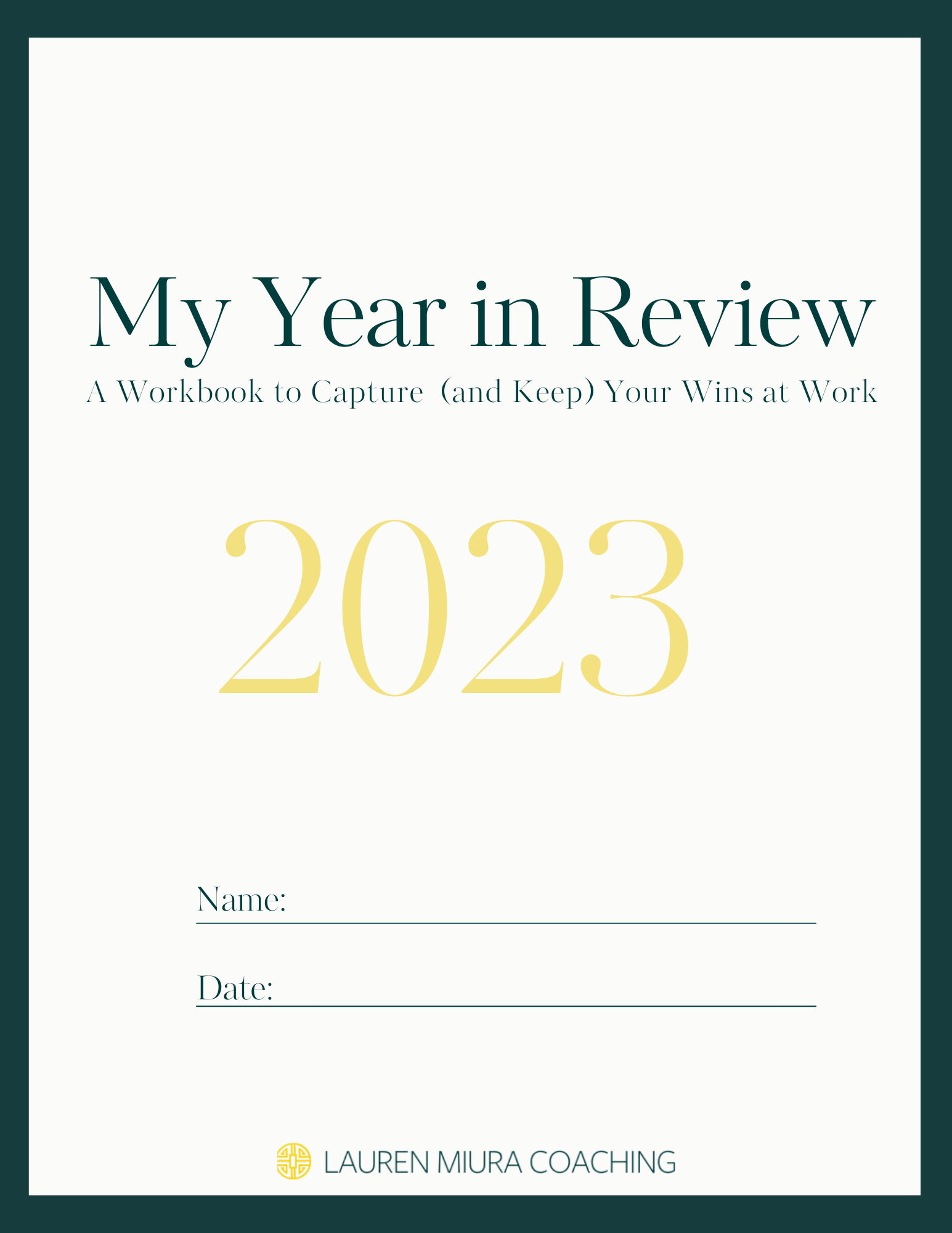 My Year in Review for Work | Lauren Miura Coaching