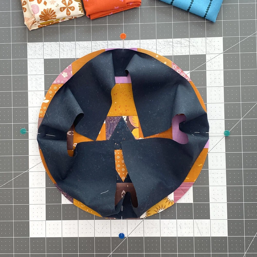 Sew a perfect inset circle — Mija Handmade