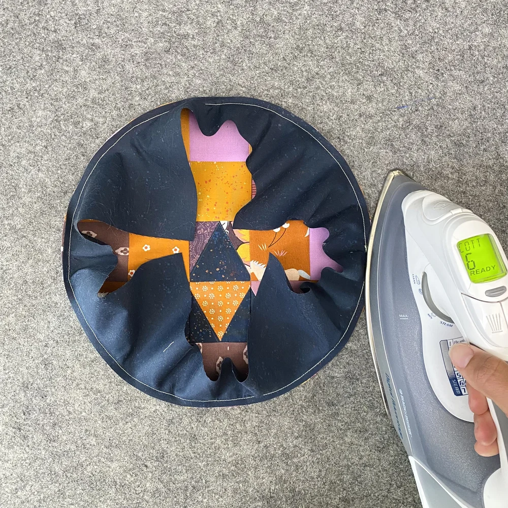 Sew a perfect inset circle — Mija Handmade