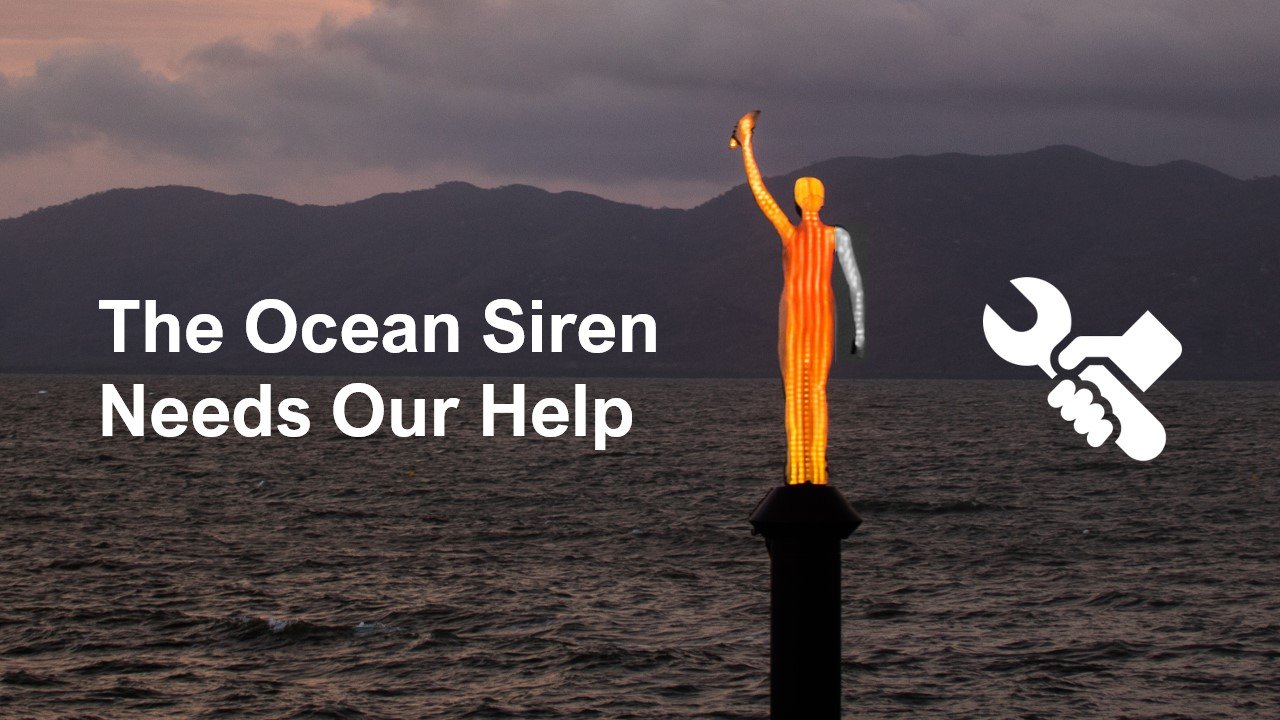 Renewal of Ocean Siren Sculpture / MOUA / Museum of Underwater Art