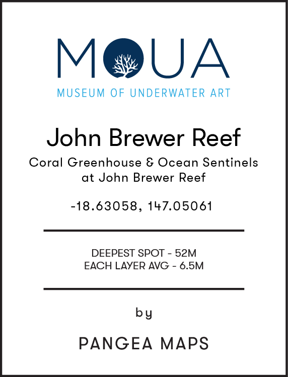Great Barrier Reef 3D Relief Map / MOUA / Museum of Underwater Art