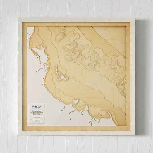 Great Barrier Reef 3D Relief Map / MOUA / Museum of Underwater Art