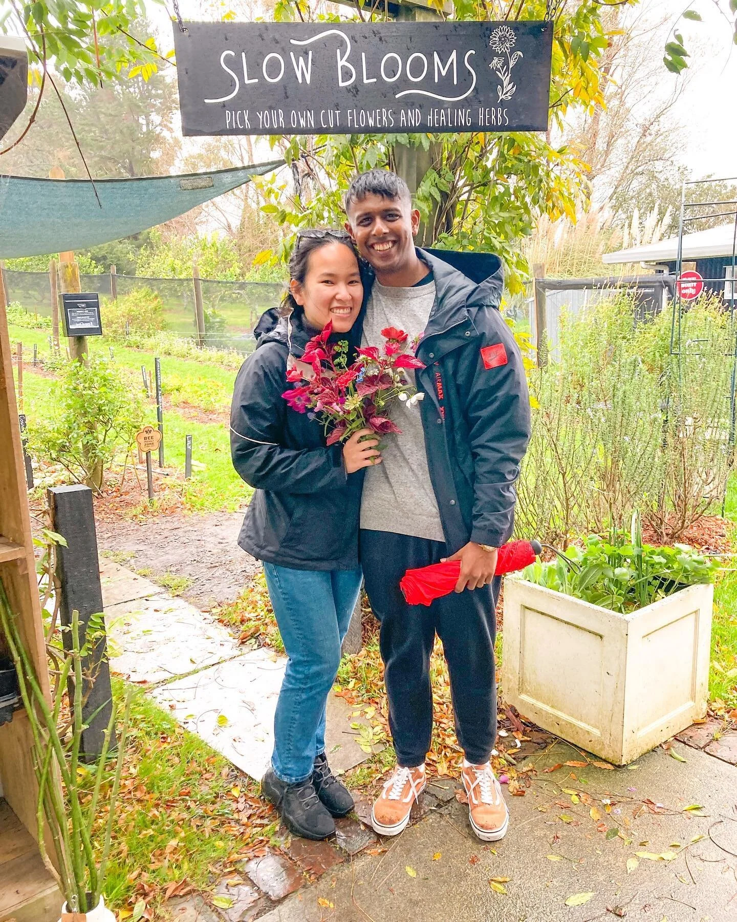 Slow Blooms Pick Your Own Cut Flowers And Herbs In Matakana