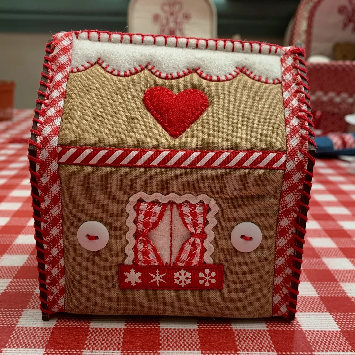 Redwork Christmas Dome Decorations (Candy Cane) — Dandelion Designs by ...