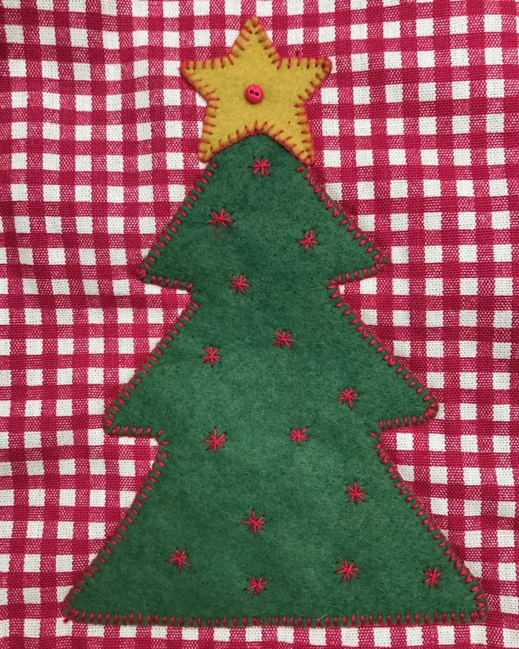 Mini Redwork Decorations Pattern - Gingerbread, Snowman & Reindeer ...