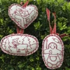 Robin Redwork Iron On Transfer — Dandelion Designs by Mandy Shaw