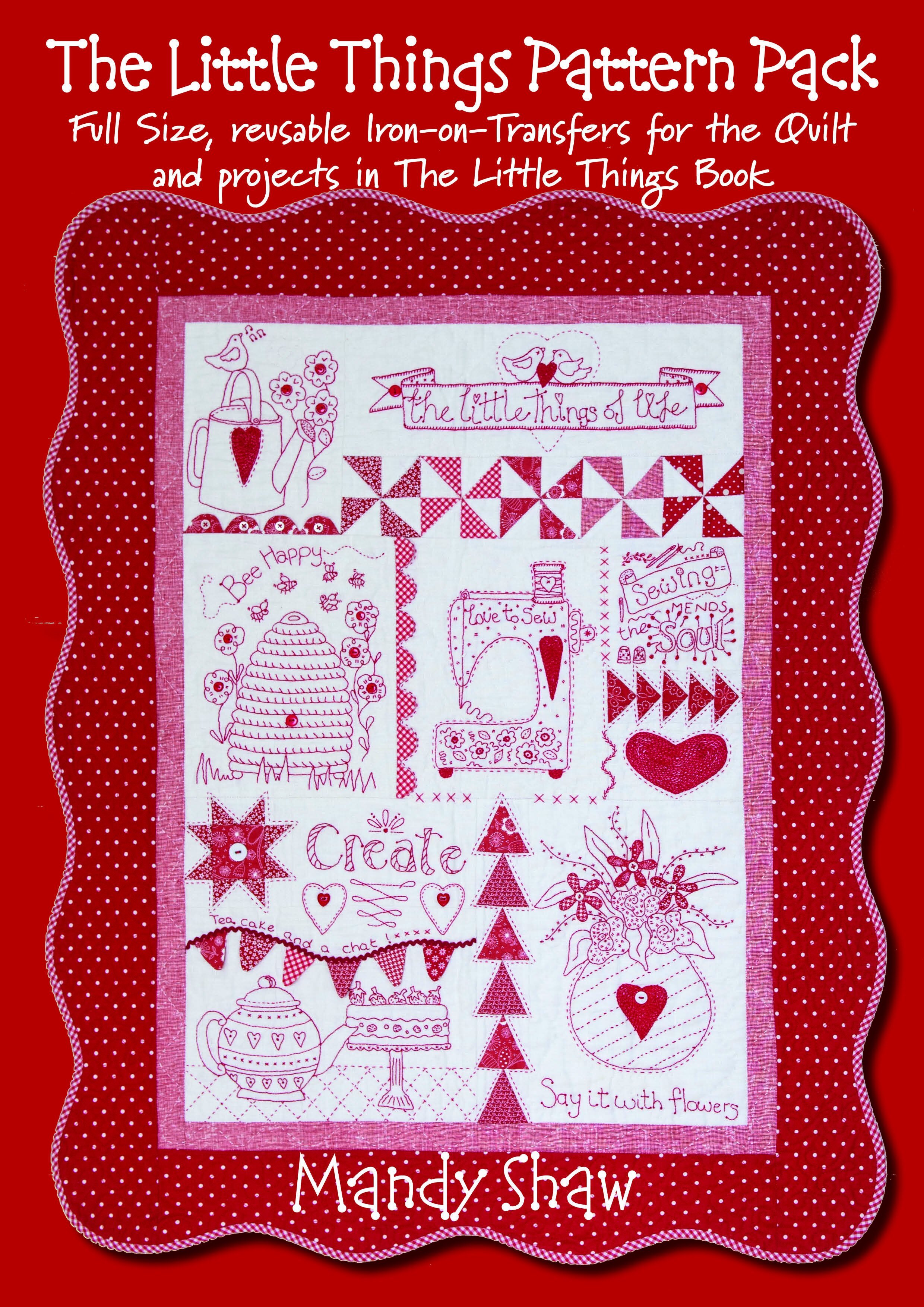 Mandy Shaw's Red and White Christmas Book — Dandelion Designs by Mandy Shaw
