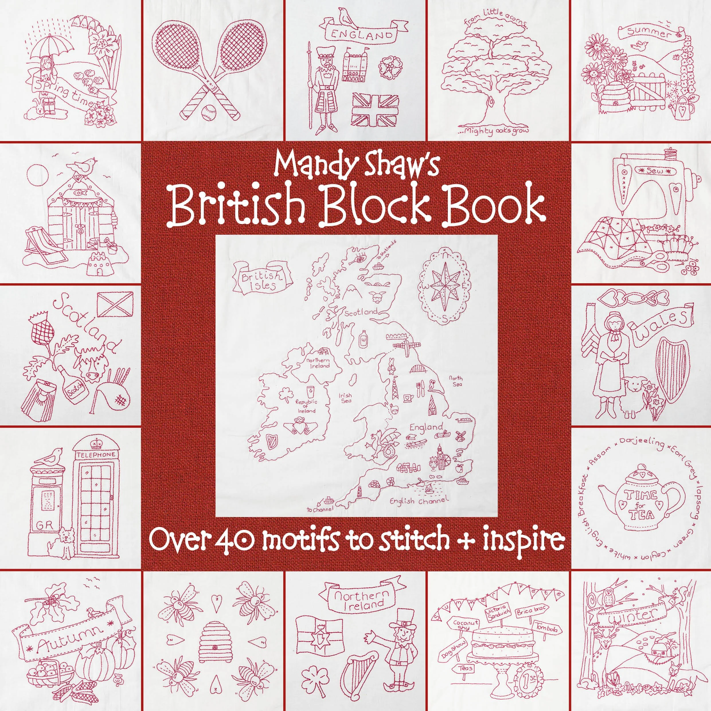 Mandy Shaw's Red and White Christmas Book — Dandelion Designs by Mandy Shaw