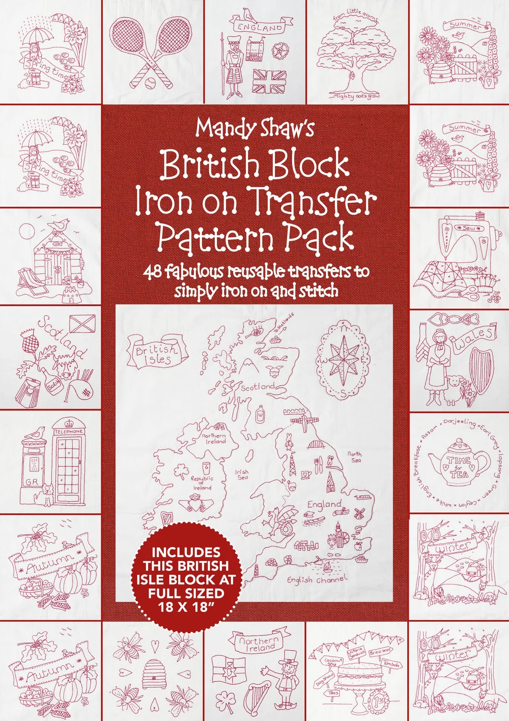 Mandy Shaw's Red and White Christmas Book — Dandelion Designs by Mandy Shaw