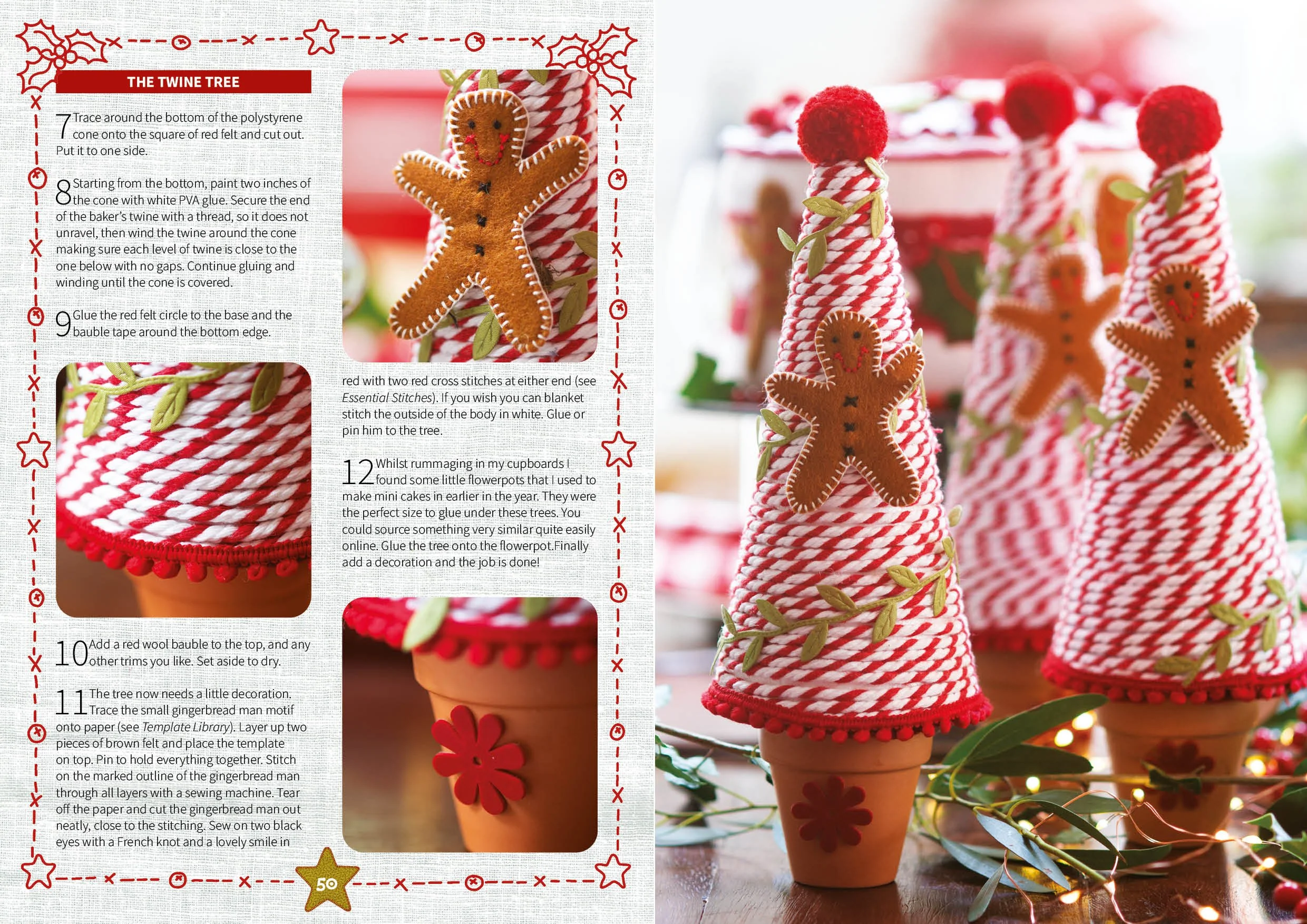 Mandy Shaw's Red and White Christmas Book — Dandelion Designs by Mandy Shaw
