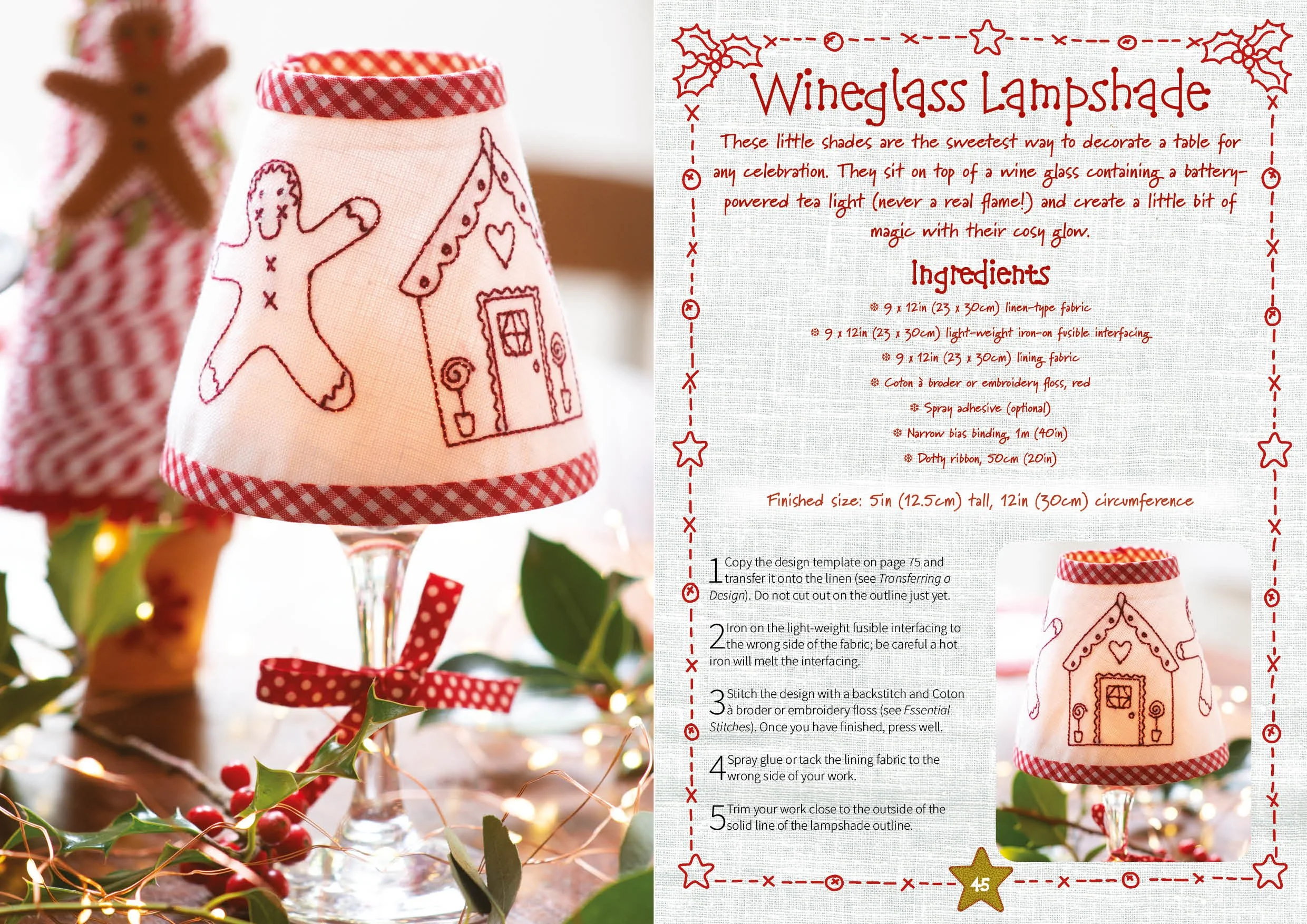 Mandy Shaw's Red and White Christmas Book — Dandelion Designs by Mandy Shaw