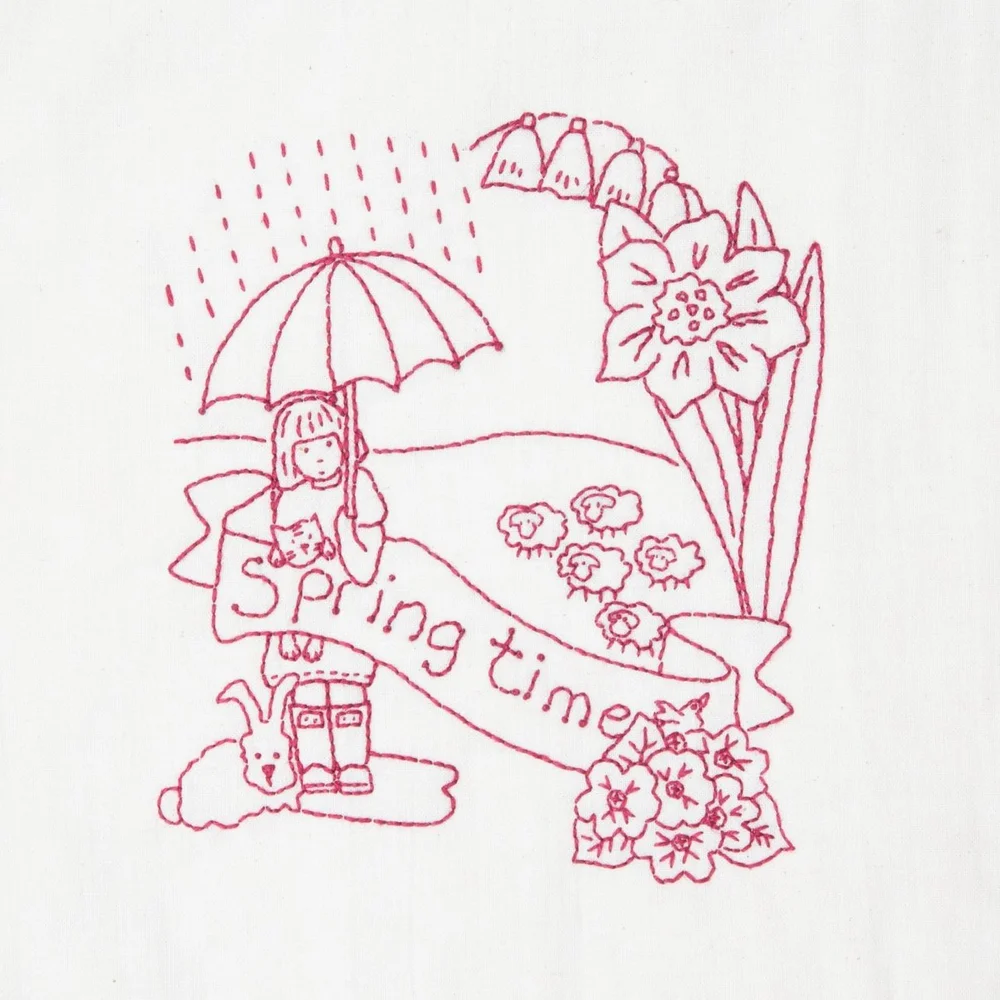 Mini Redwork Decorations Pattern - Gingerbread, Snowman & Reindeer ...