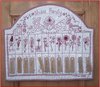 Summer Redwork Block Iron on Transfer — Dandelion Designs by Mandy Shaw
