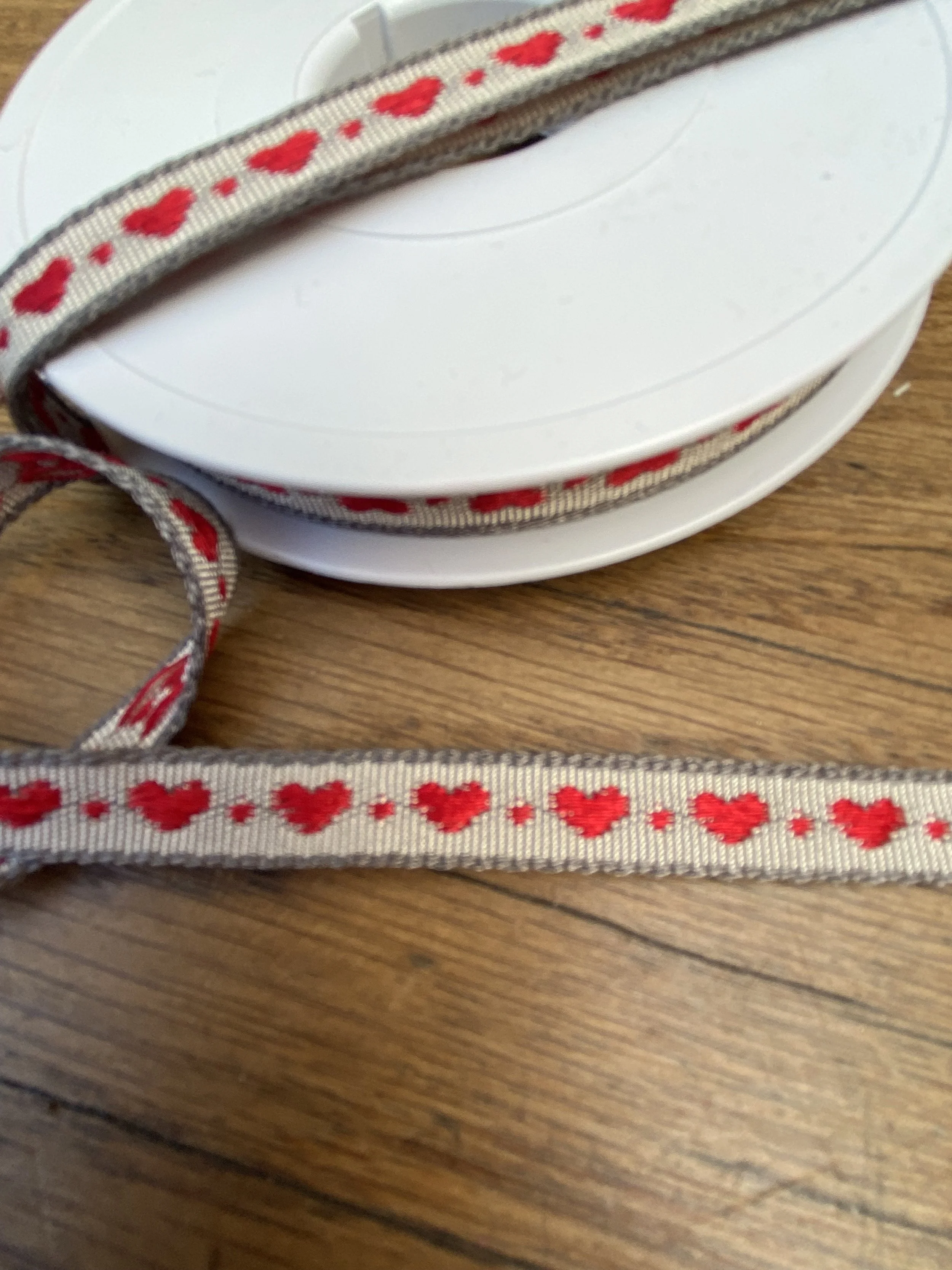 Gingham Ribbon - Barn Red or Bright Red — Dandelion Designs by Mandy Shaw
