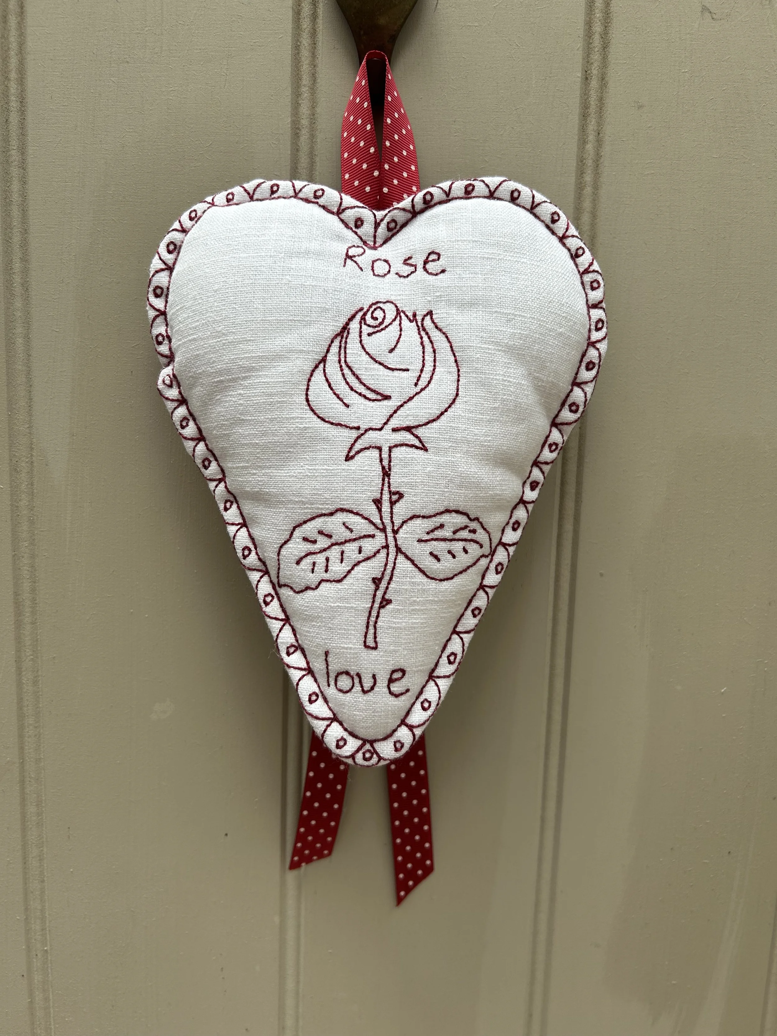 My Sewing Room Hanging Heart Kit — Dandelion Designs by Mandy Shaw