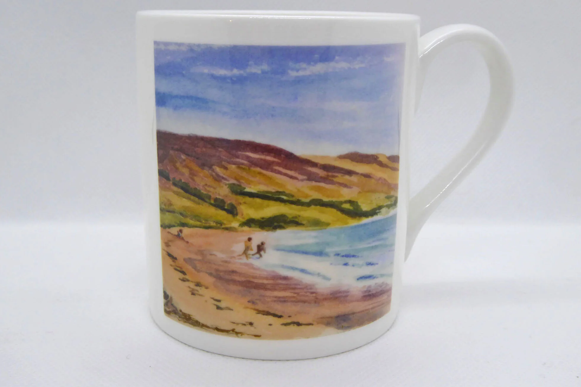 Fun on Brora Beach — CMCo Art | Scottish Highland Landscape Paintings ...