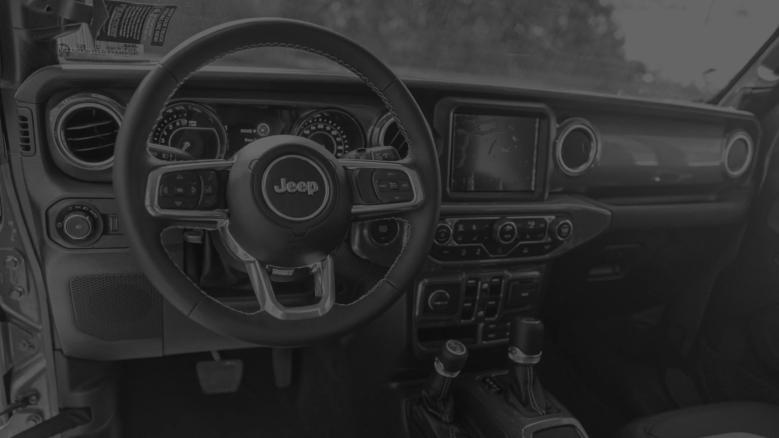Black Rubicon Interior