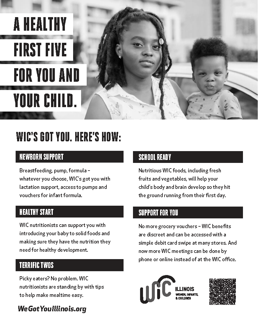 WIC Awareness Posters and Flyers — A Roadmap to End Hunger in Illinois