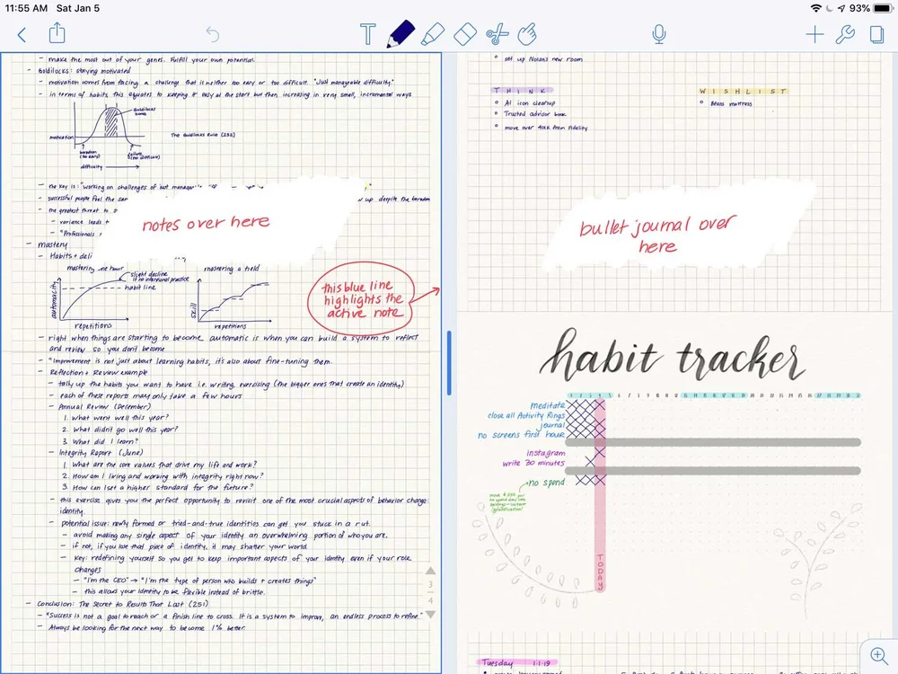 Notability for Bullet Journaling — Hello Brio