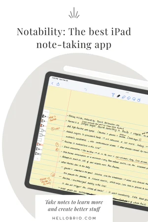 The best handwriting note-taking app for the iPad: Notability — Hello Brio
