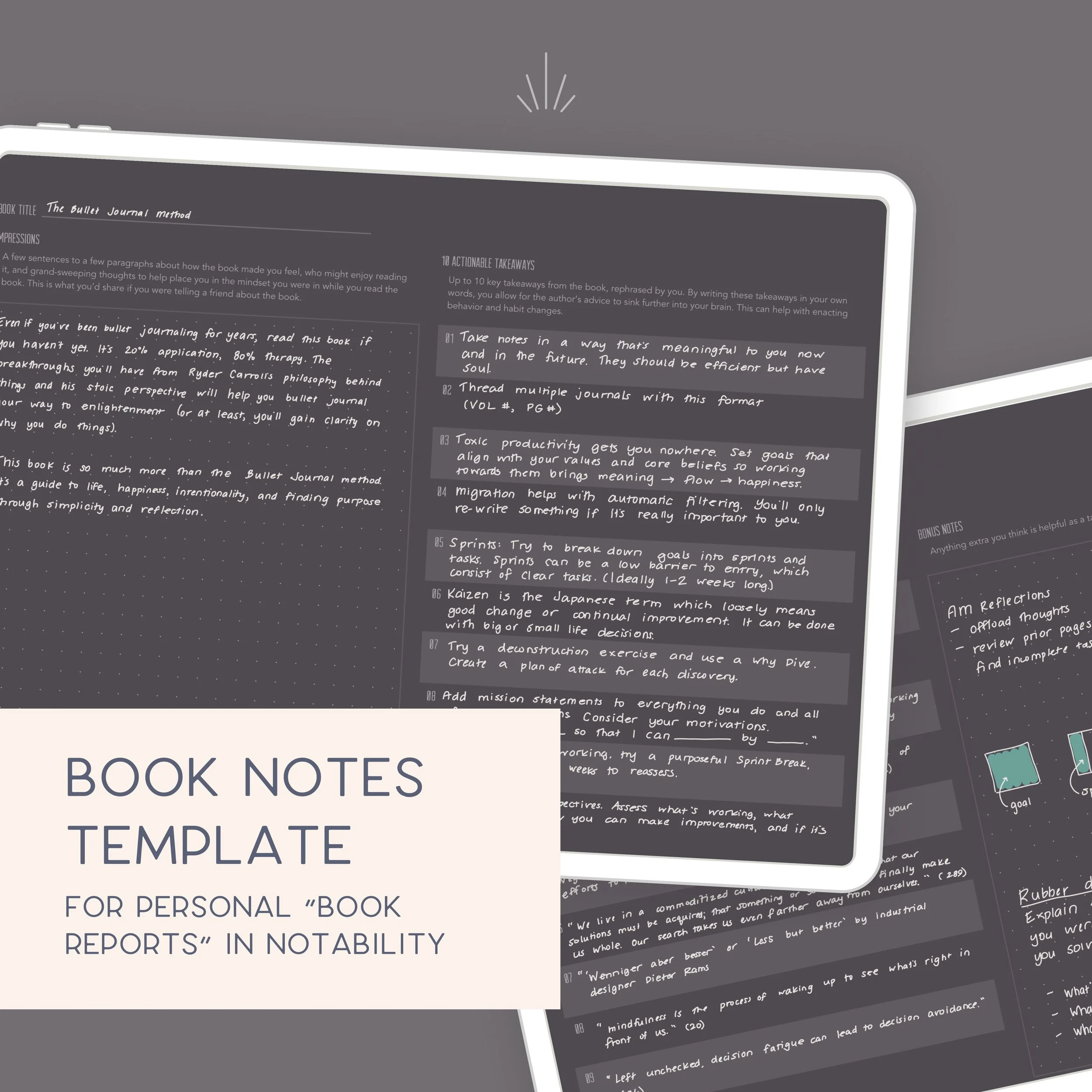 Minimal Digital Planner Templates — Hello Brio