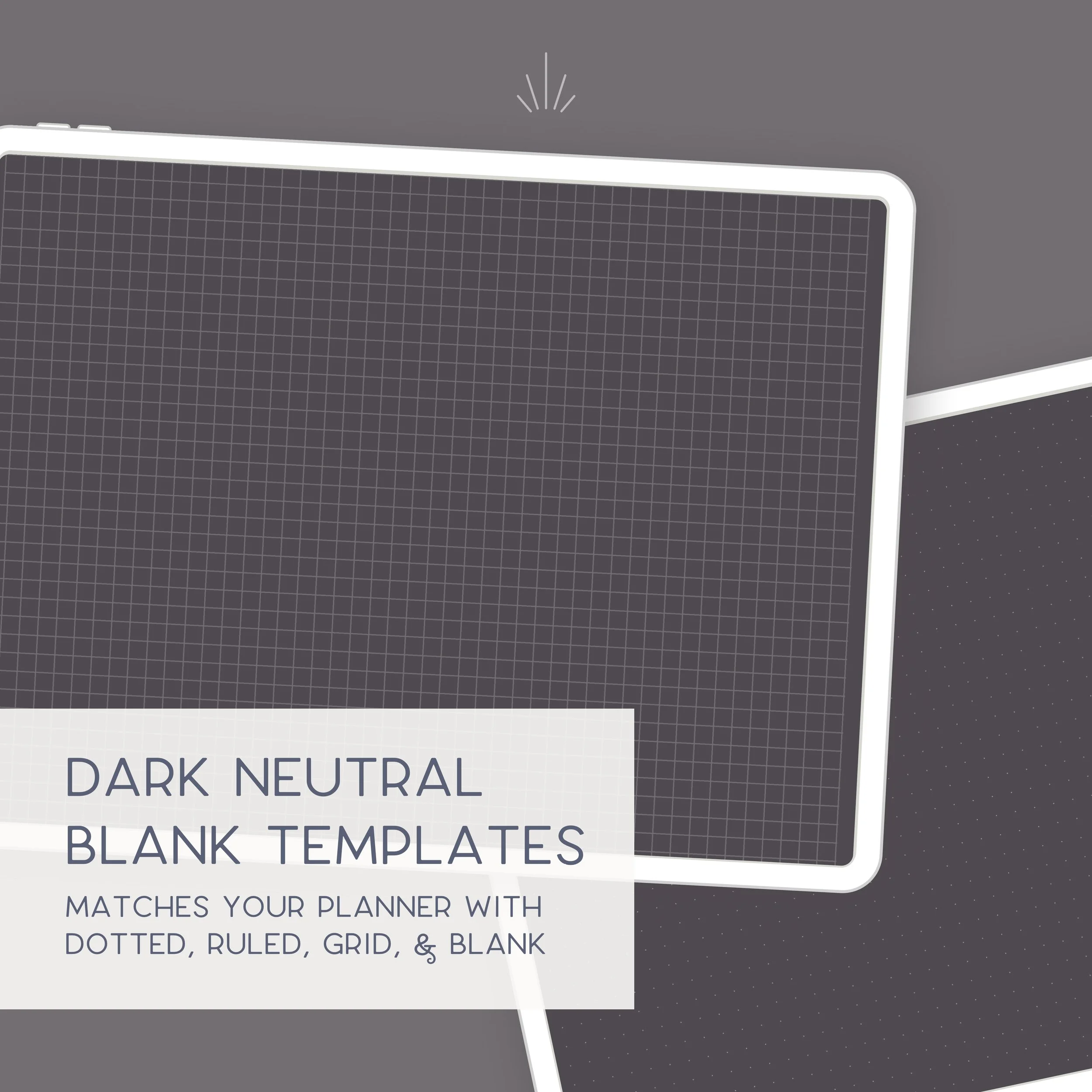 Minimal Digital Planner Templates — Hello Brio