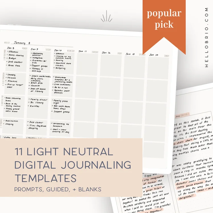Digital vs. Paper Journaling: Which one is for you? — Hello Brio