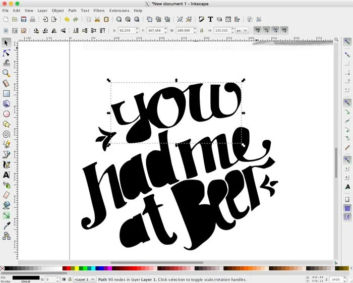 How to vectorize hand lettering without Photoshop, Illustrator, or a ...