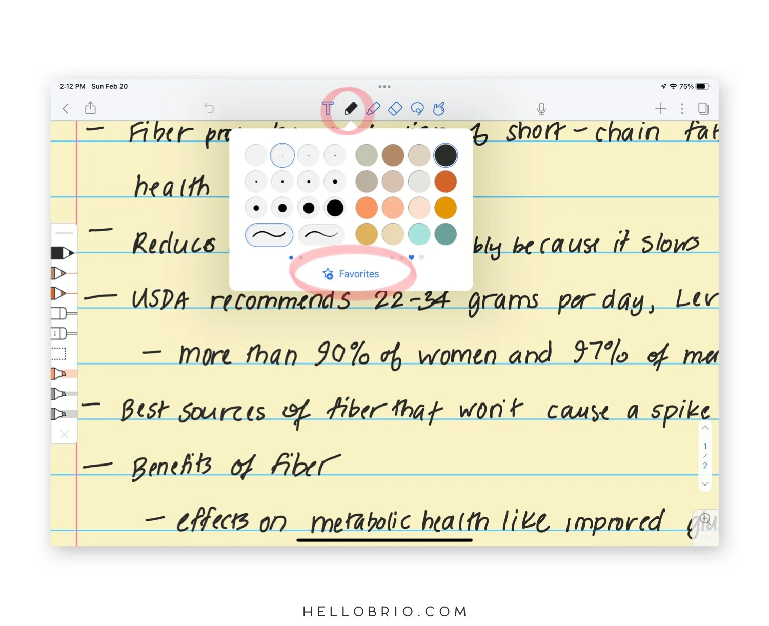 The best handwriting note-taking app for the iPad: Notability — Hello Brio