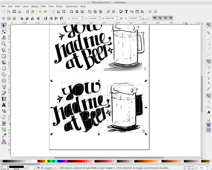 How to vectorize hand lettering without Photoshop, Illustrator, or a ...