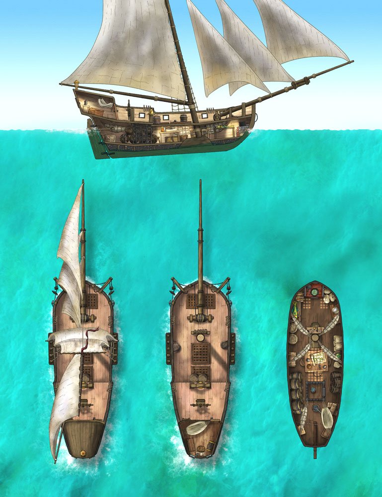 Bermuda Sloop by Limithron | Limithron