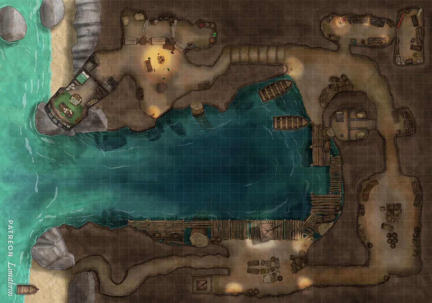 Pirate Hideout Sea Cave | Limithron