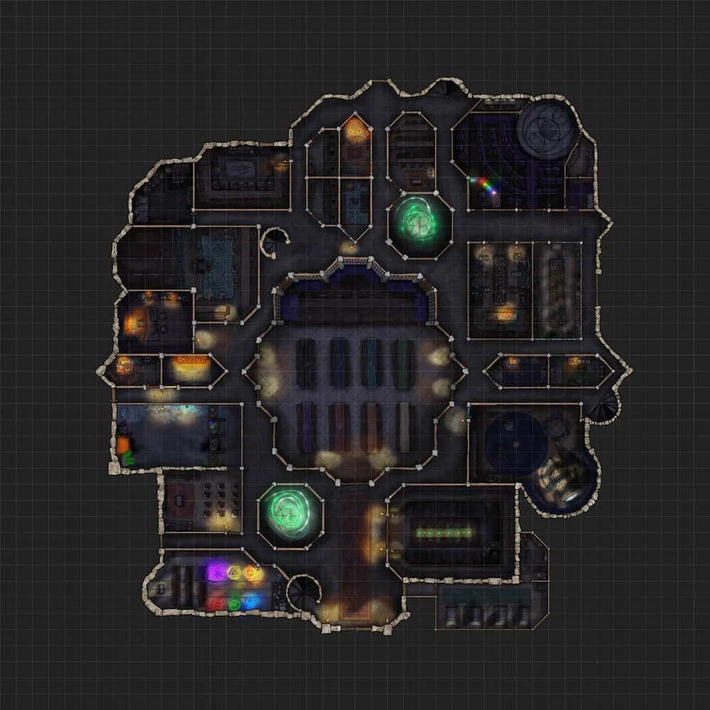 Wizard College Map by Limithron | Limithron