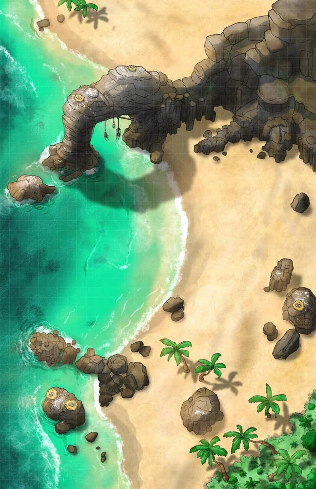 Hangman's Beach RPG Map by Limithron | Limithron