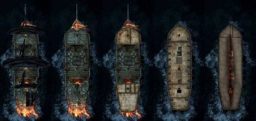 Bone Pirate Ship Map & Assets | Limithron