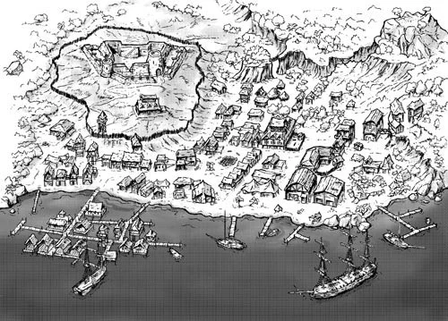 Tortuga Town Map by Limithron | Limithron