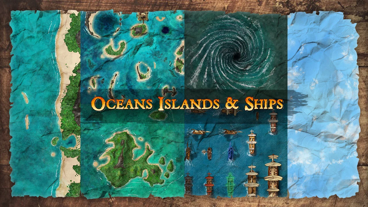Limithron's Oceans Islands and Ships - Foundry Hub