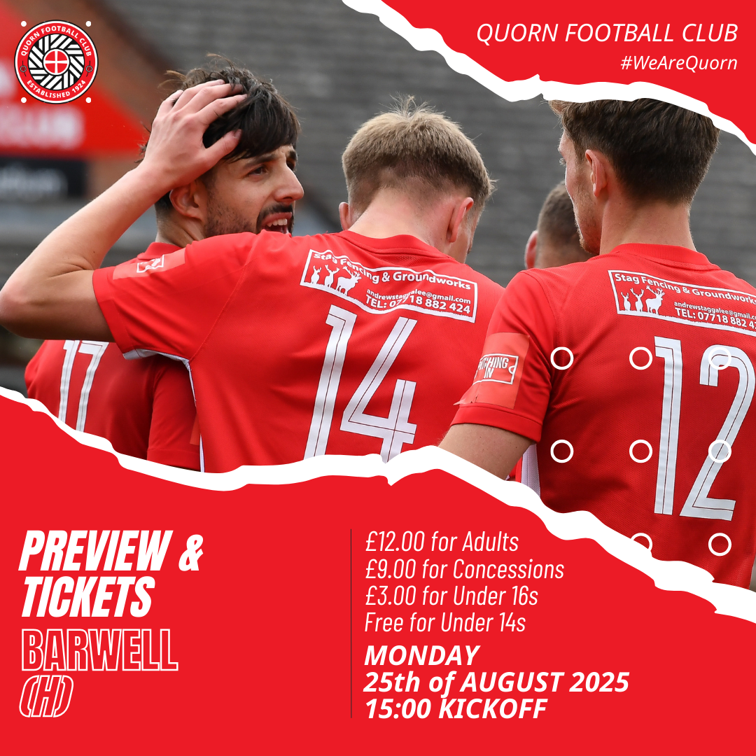PREVIEW: Barwell (H) — Quorn Football Club