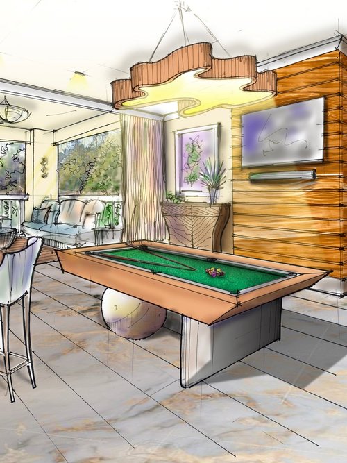 Lookbook: Indoor game rooms — Billiards by Brandt