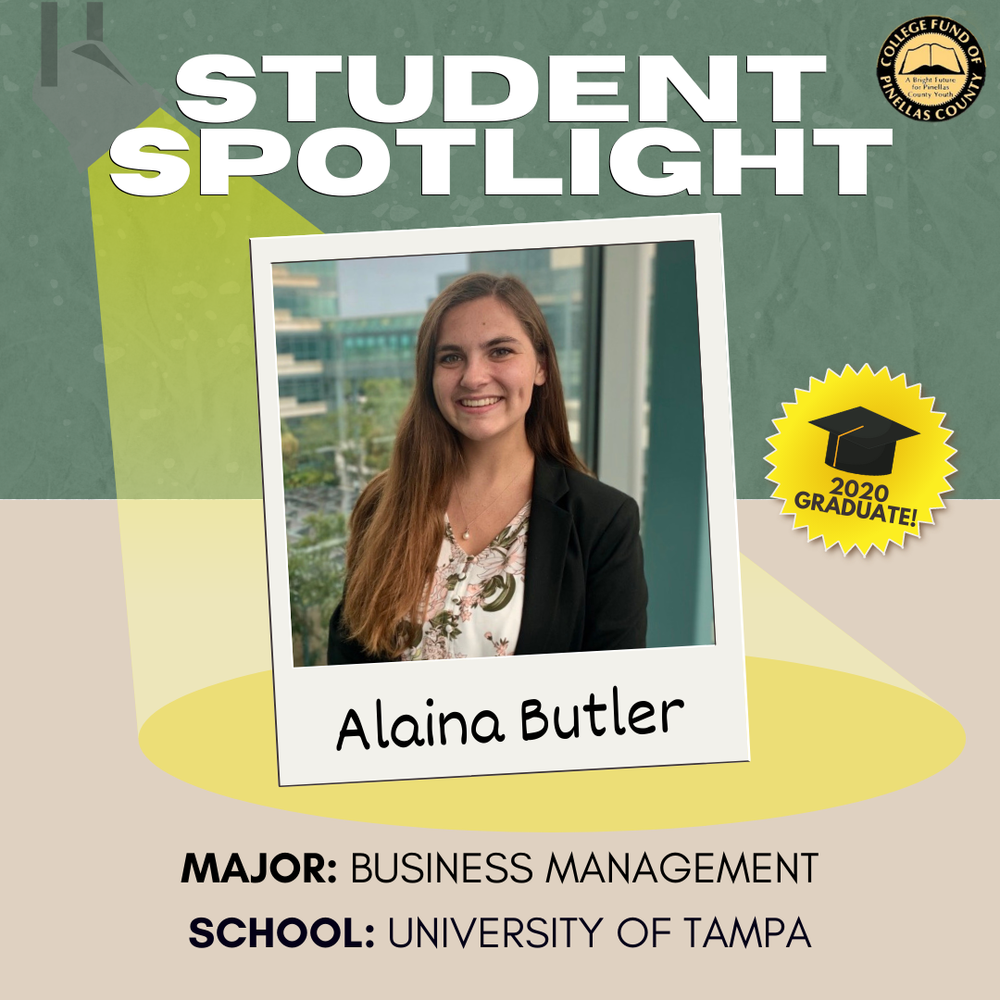 2020 Graduate Spotlight: Alaina Butler — College Fund of Pinellas ...