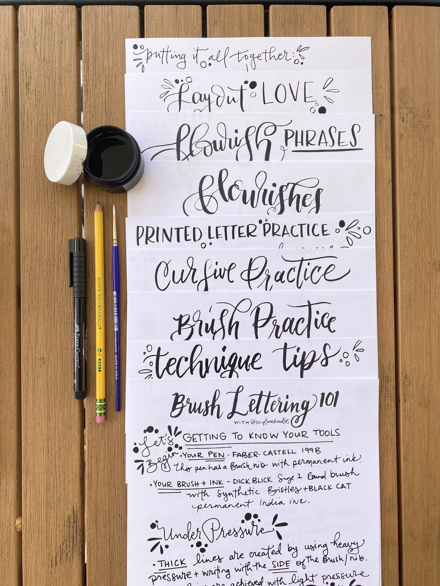 Intro to Hand Lettering Workshop — Scripturedoodle