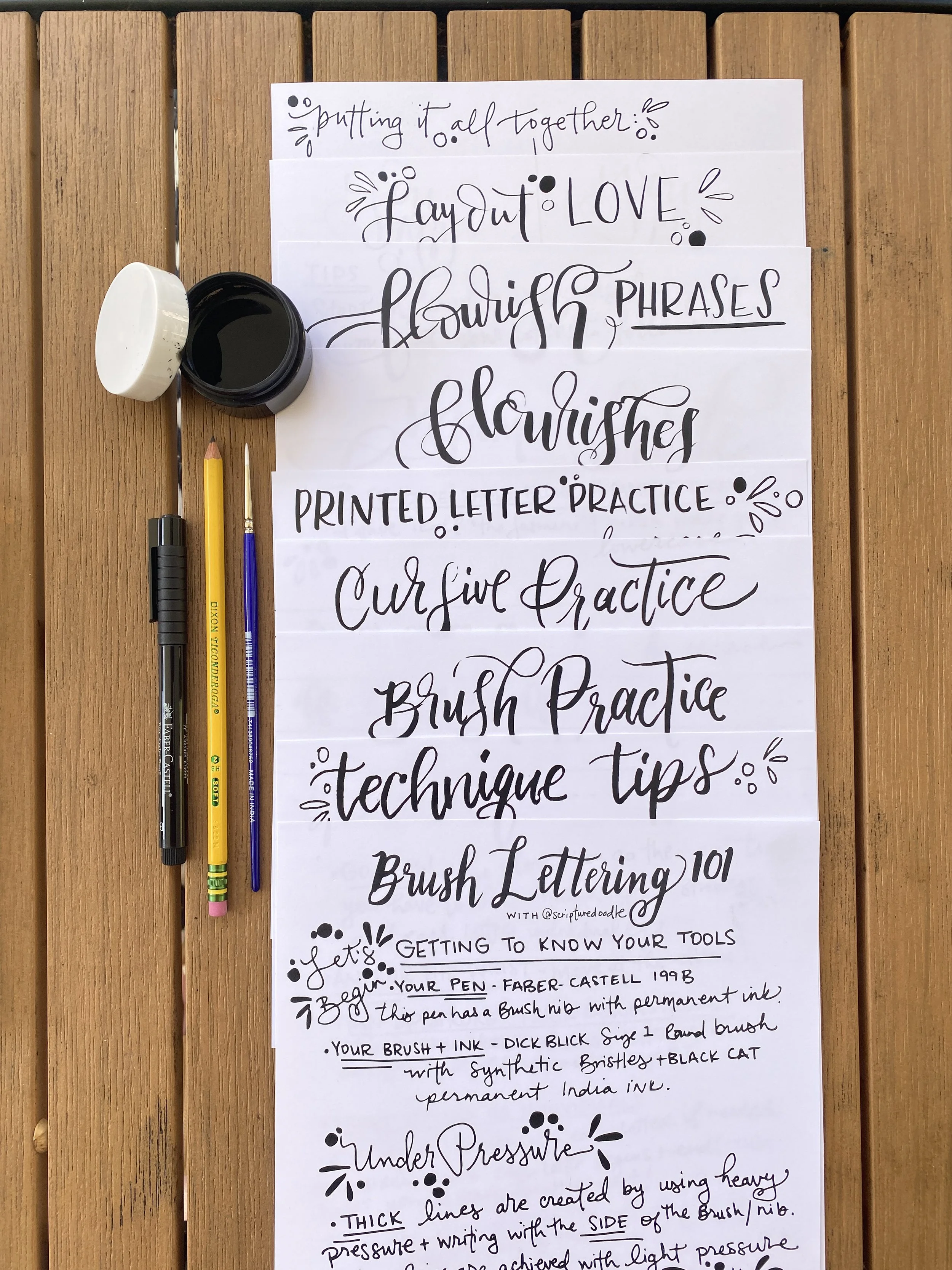 Intro to Hand Lettering Workshop — Scripturedoodle