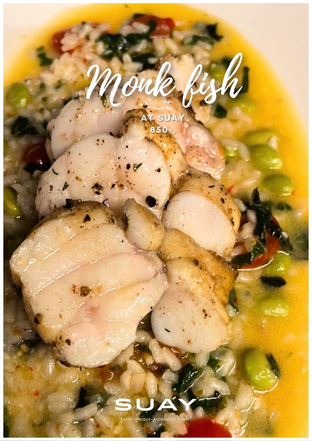 SUAY — SUAY Porto De Phuket Menu